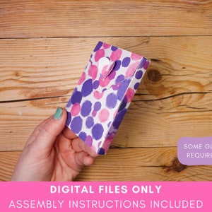 Paper Box Envelope Heart Closure SVG Template Cut Files for Jewelry ...