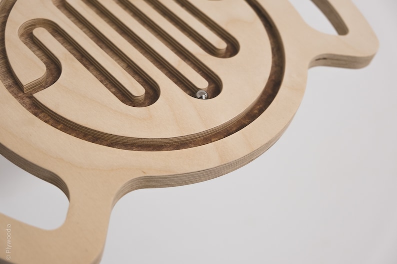 Wooden Labyrinth Toy, Educational Montessori Wood Game, Eco Friendly ...