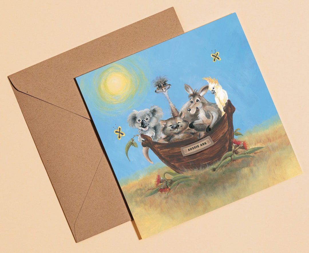 Aussie Ark Australian Greetings / Birthday Card Square Australian ...