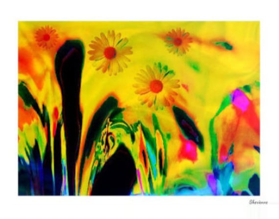 HAPPY DAYS Original Abstract Art Mounted on Canvas | Etsy