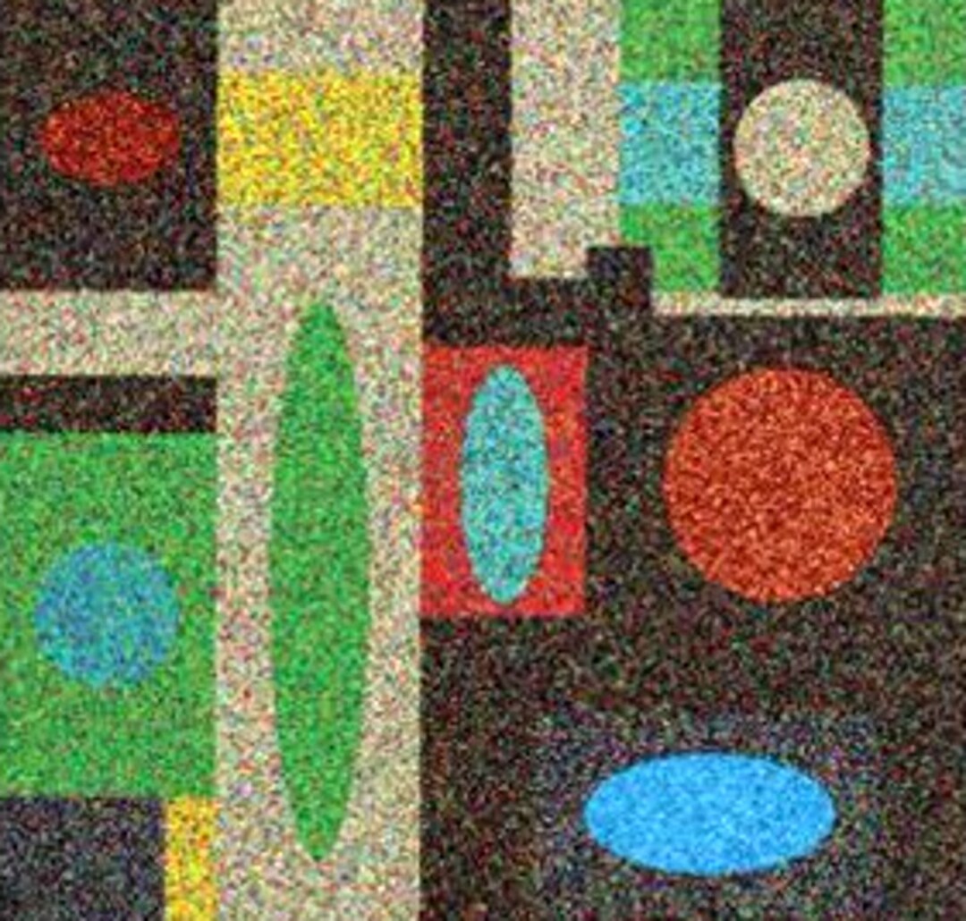 LUDO - Original Abstract Art Mounted on Canvas - Etsy