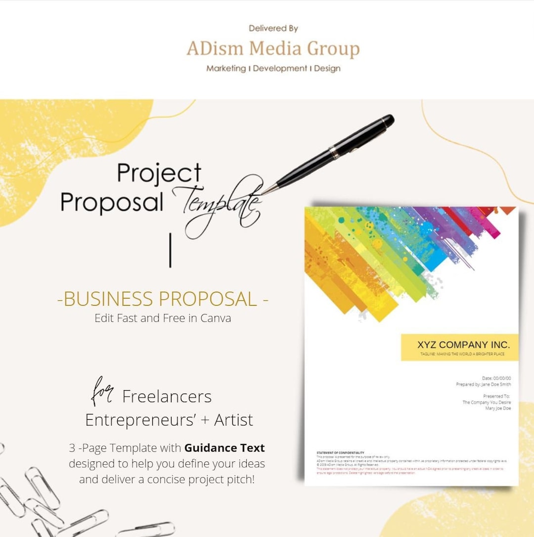 Business Proposal Template,project Pitch,business Proposal,lipsense ...