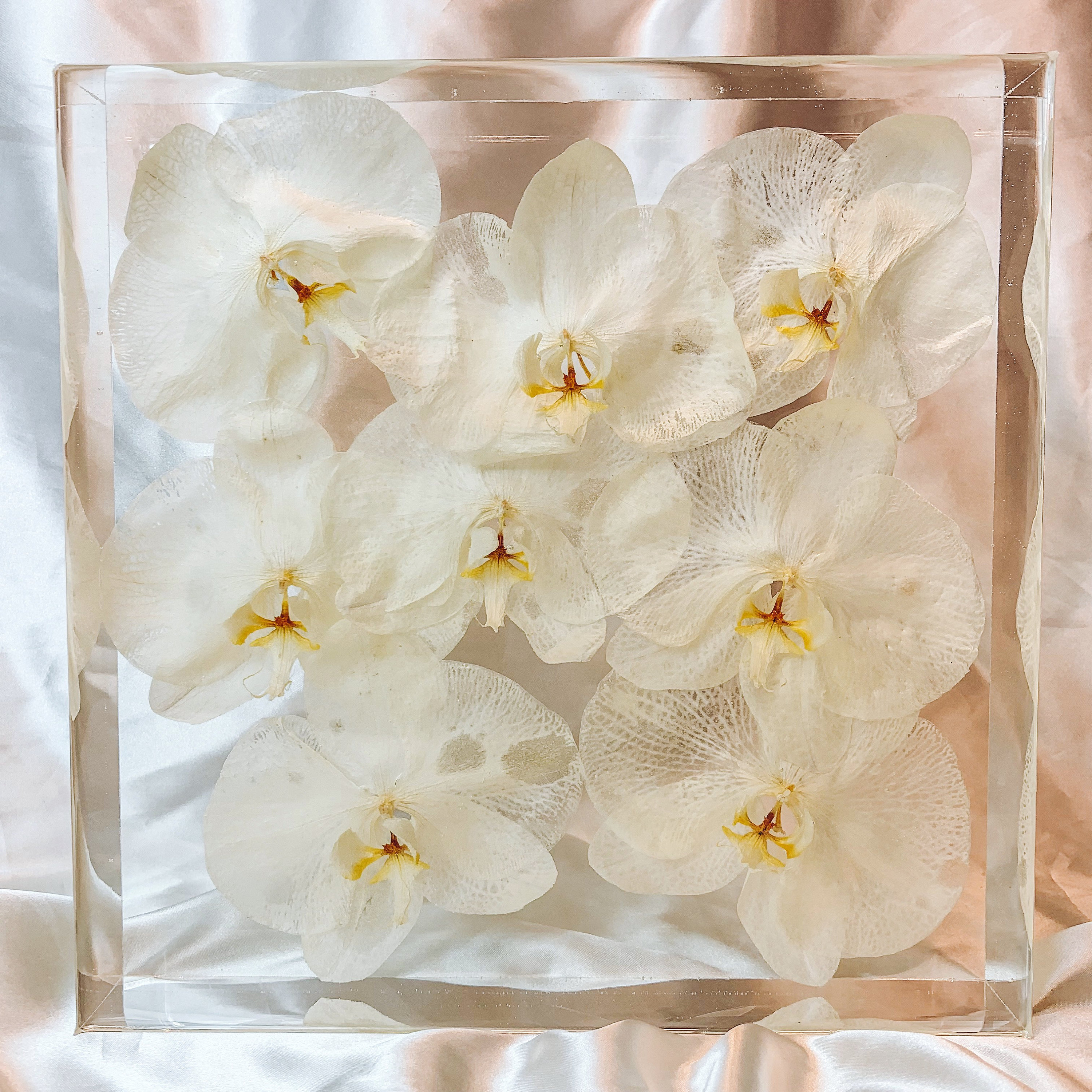 10x10” Resin Flower Preservation Block - Etsy