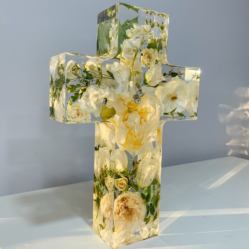 Glass Resin Cross - Etsy