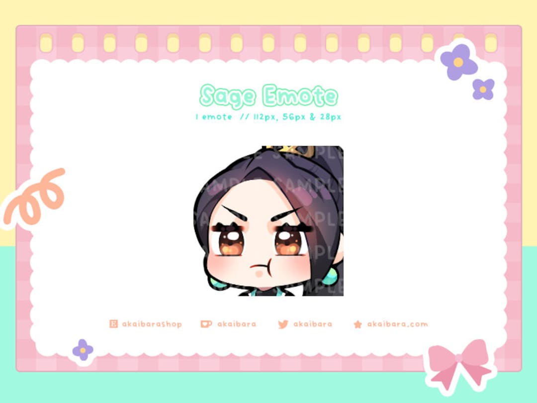 Valorant Sage Pout Emote Twitch/discord - Etsy Canada