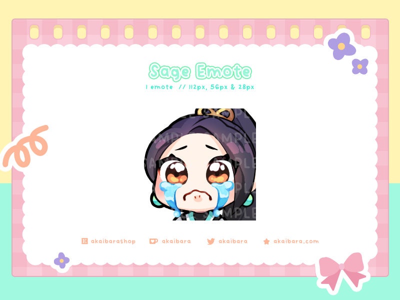 Valorant Sage Cry Emote | Twitch/discord - Etsy