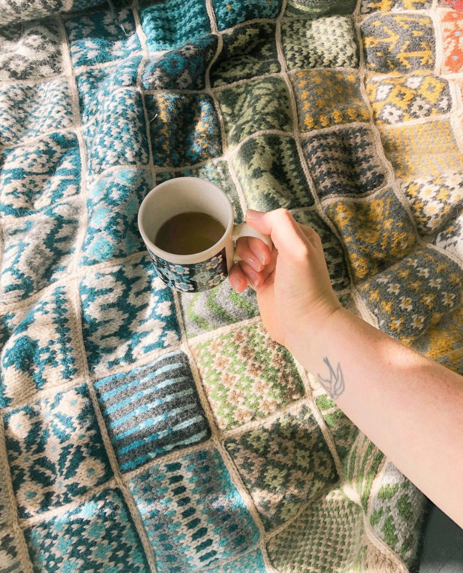 Pattern Knits Colorwork Knitted Blanket Pattern KAL, 25 Patterns ...