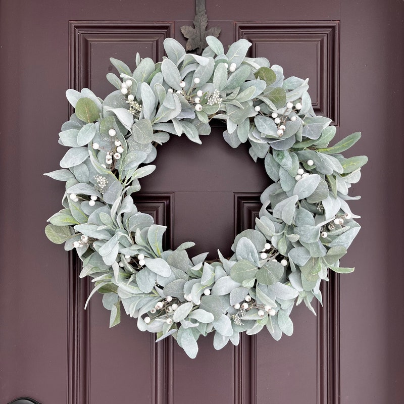 White Berry Wreath - Etsy