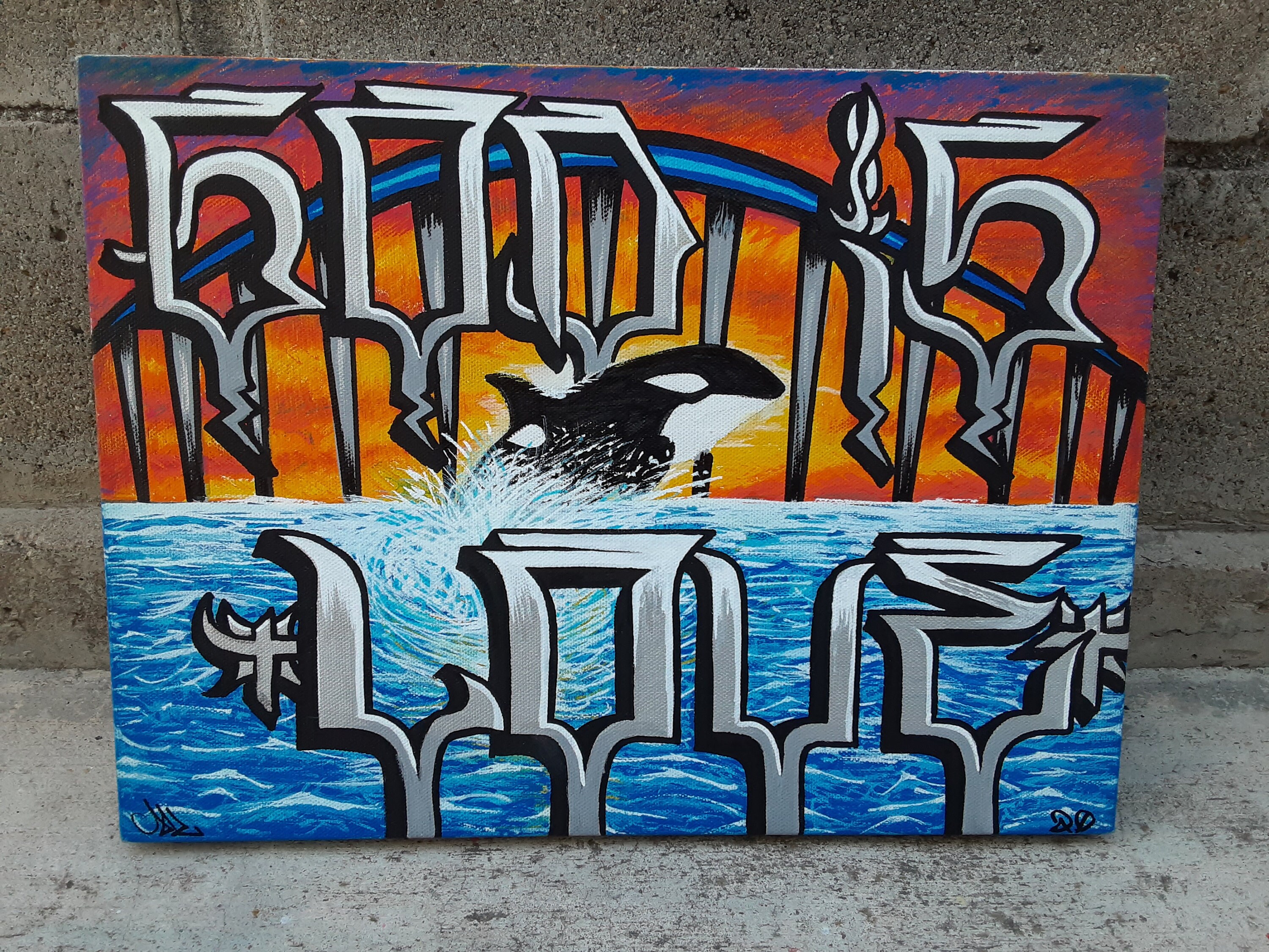 Custom Graffiti Canvas sizes Vary - Etsy