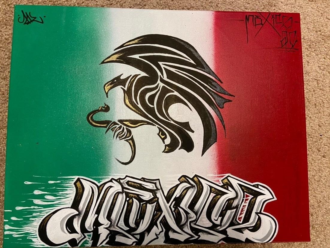 Custom Graffiti Canvas sizes Vary - Etsy