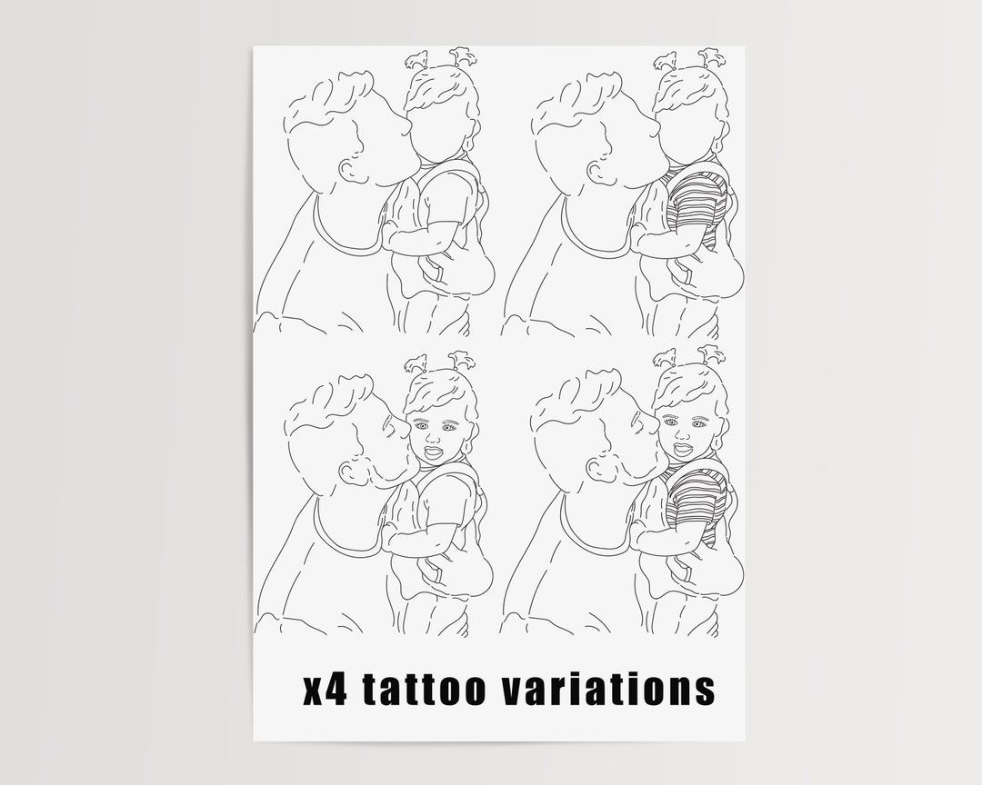 Tattoo Line Art- Custom Illustration-digital FILE , Line Art, Ink, Tatt ...