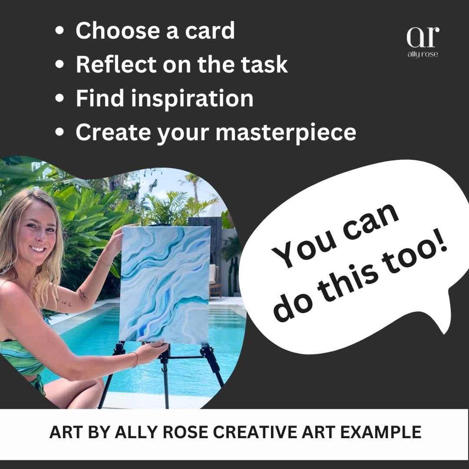 ART TASK Prompt Cards- Minimal Design, Creative Idea Cards, Art Ideas ...