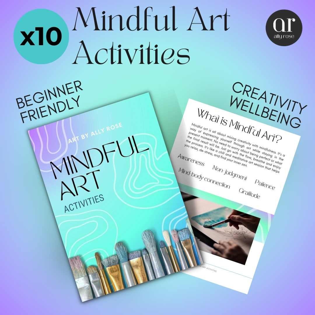 MINDFUL ART Activity Book Art Activities, Drawing, Watercolour, How To ...