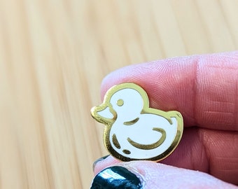 Rubber Duck Hard Enamel Pin - Etsy