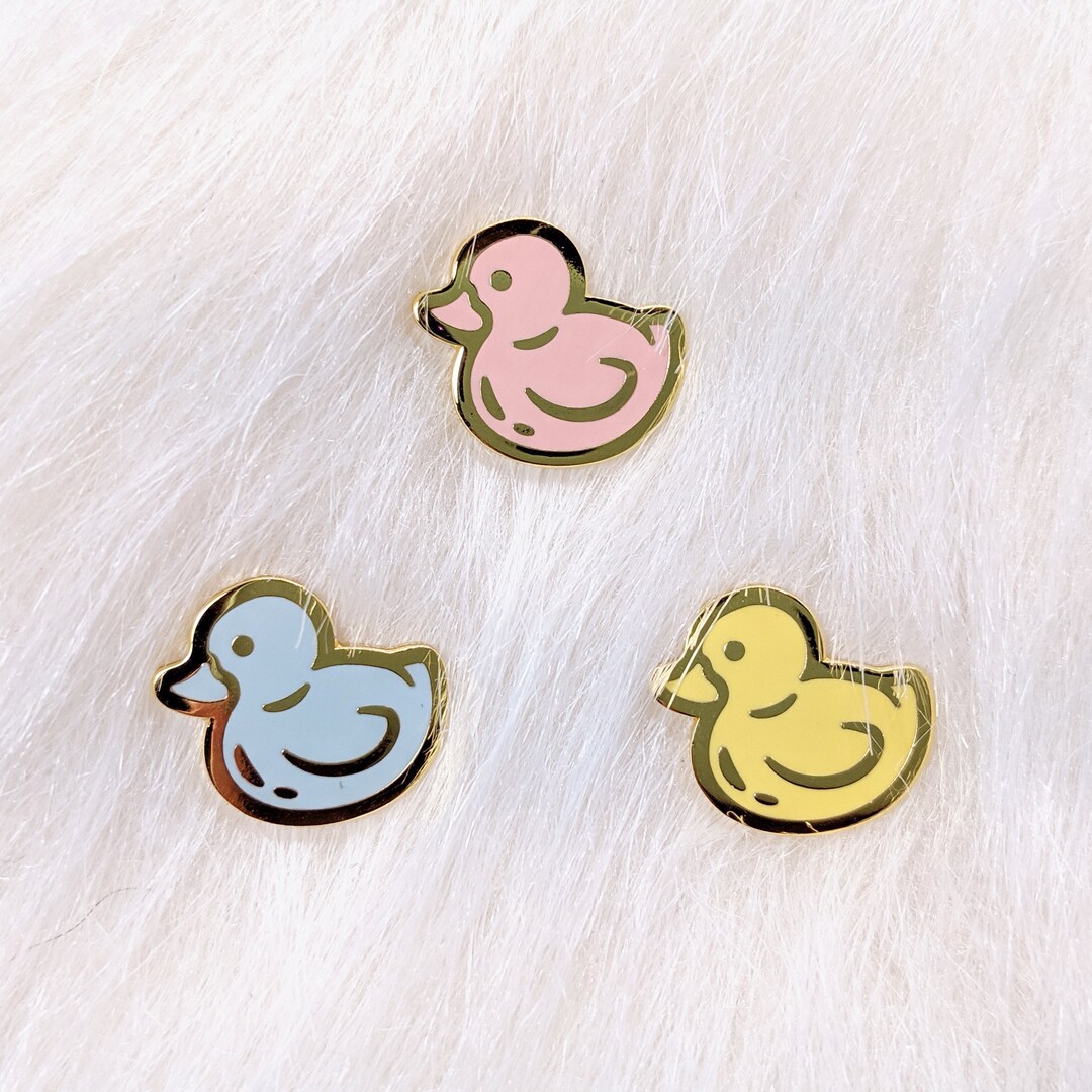 Rubber Duck Hard Enamel Pin | Bundle of 3 Pins - Etsy