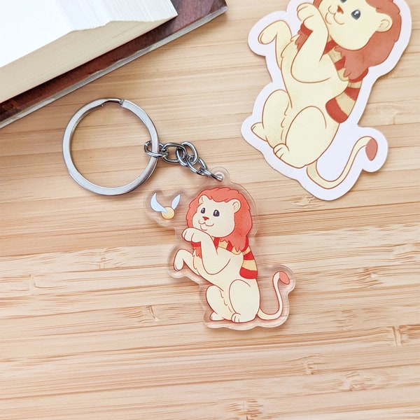 Lion Mascot Keychain - Etsy