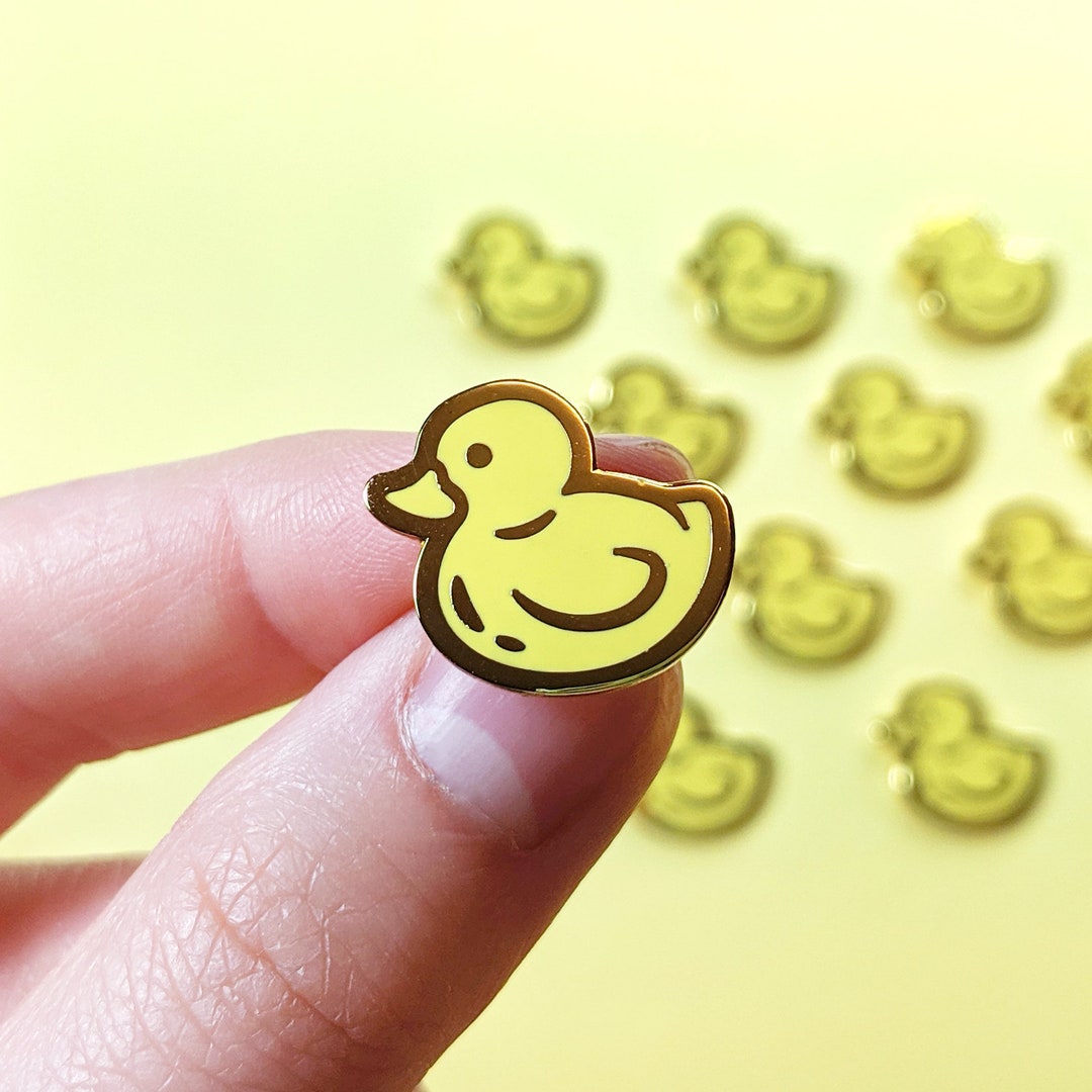 Rubber Duck Hard Enamel Pin - Etsy