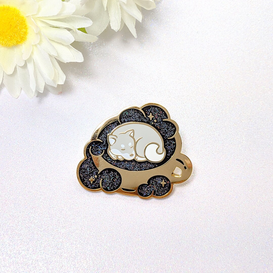 Celestial Teacup Shiba Inu Hard Enamel Pin - Etsy
