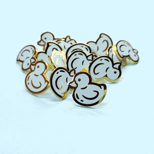 Duck Enamel Pin Rubber Duck Pin Rubber Ducky Enamel Pin Duck - Etsy