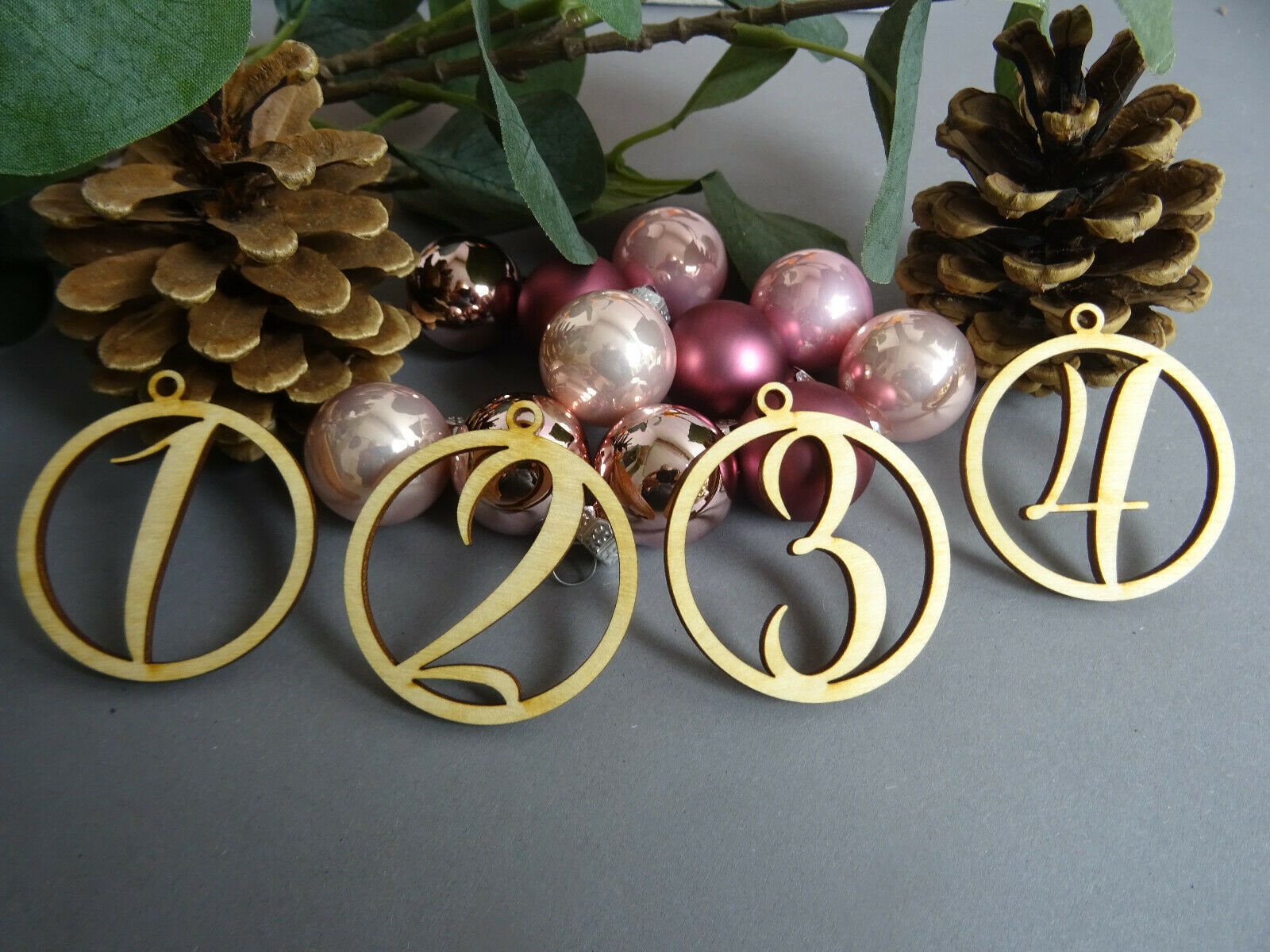 Advent Zahlen 6 Sets SVG Laser cut Dateien Dxf, ai, cdr, eps, pdf ...