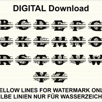 Alphabet Divider - Etsy