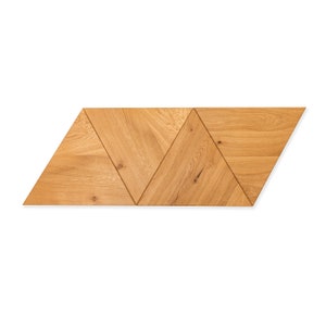 Wooden Triangles Panels With Knots Wooden Interior Decorative Slats ...