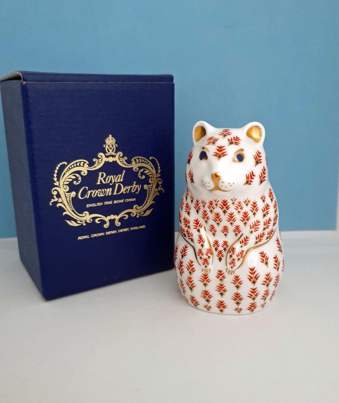 Royal Crown Derby HAMSTER Paperweight - First Quality Gold Stopper - Etsy