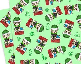 Gaming Wrapping Paper Gamer Boy Gift Wrap Birthday Present - Etsy