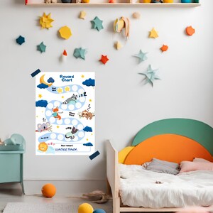 Good Night Sleep Reward Chart for Kids, Printable Nighttime Stars ...