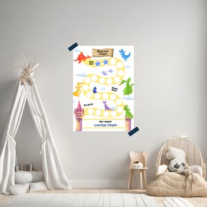 Castle & Dragons Reward Chart for Kids - Printable Medieval Quest ...