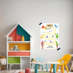 Castle & Dragons Reward Chart for Kids - Printable Medieval Quest ...