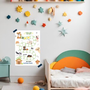 Puppy-themed Reward Chart for Kids - Fun Dog Behavior Tracker ...