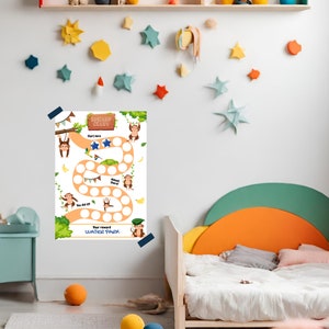 MONKEY Reward Chart | Boy Reward | Chore Chart Printable ANIMAL ...