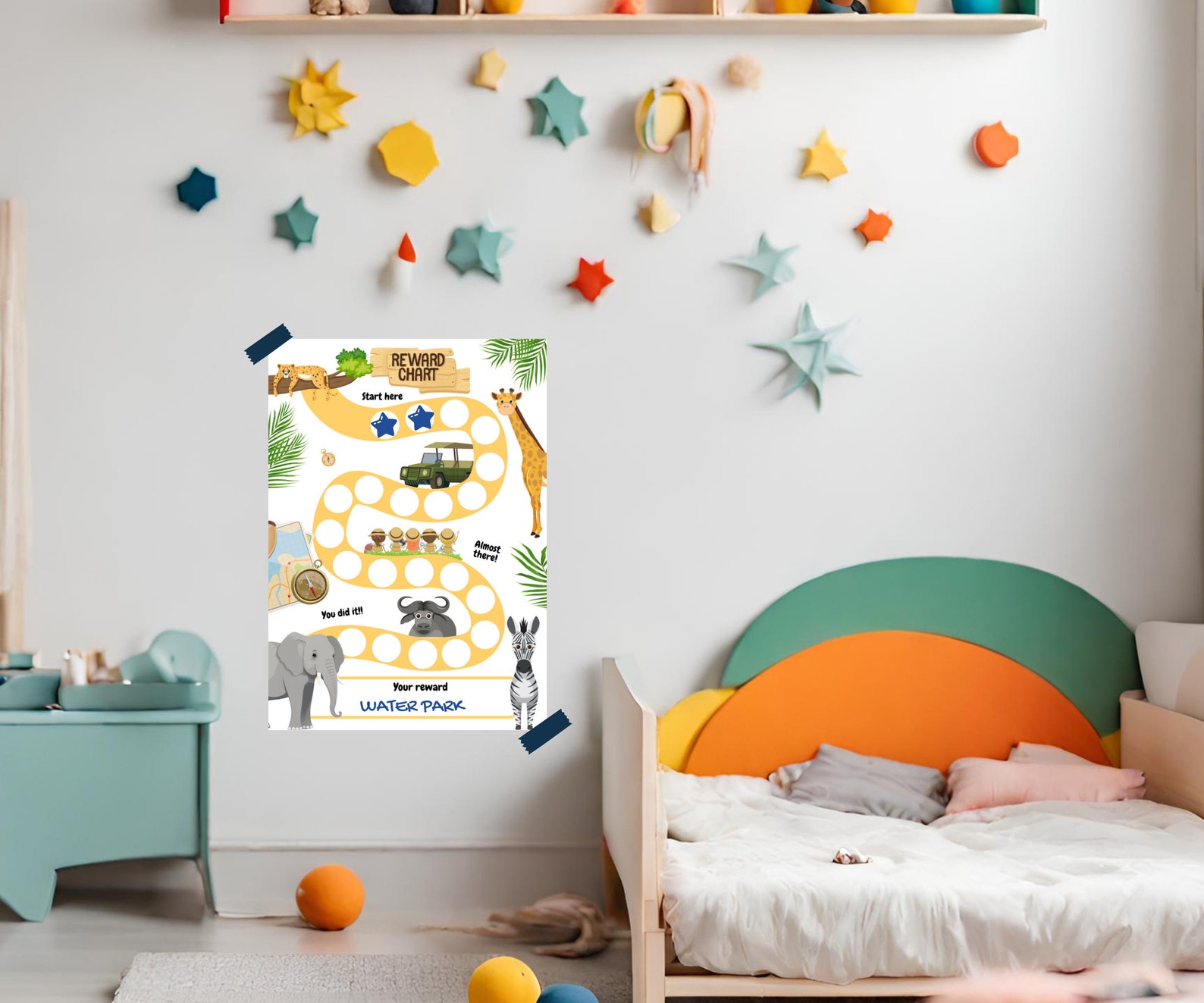 SAFARI Reward Chart | Toddler Reward | Chore Chart Printable ANIMALS ...