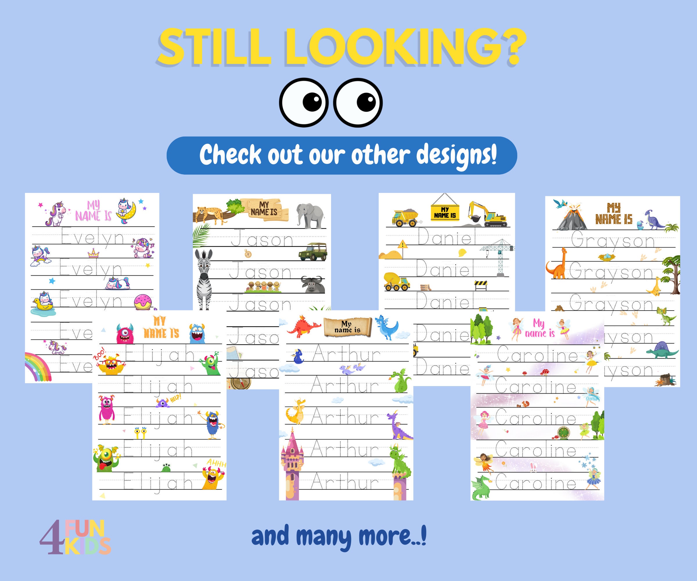 MONKEY Custom Name Tracing Sheet, Monkey Handwriting Practice ...