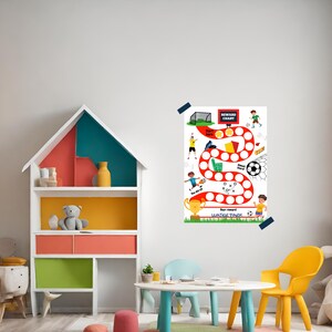 SOCCER Reward Chart for Kids, Football Goal Tracker, Printable Behavior ...