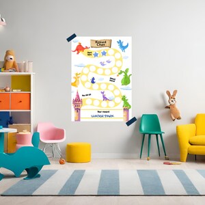 Castle & Dragons Reward Chart for Kids - Printable Medieval Quest ...