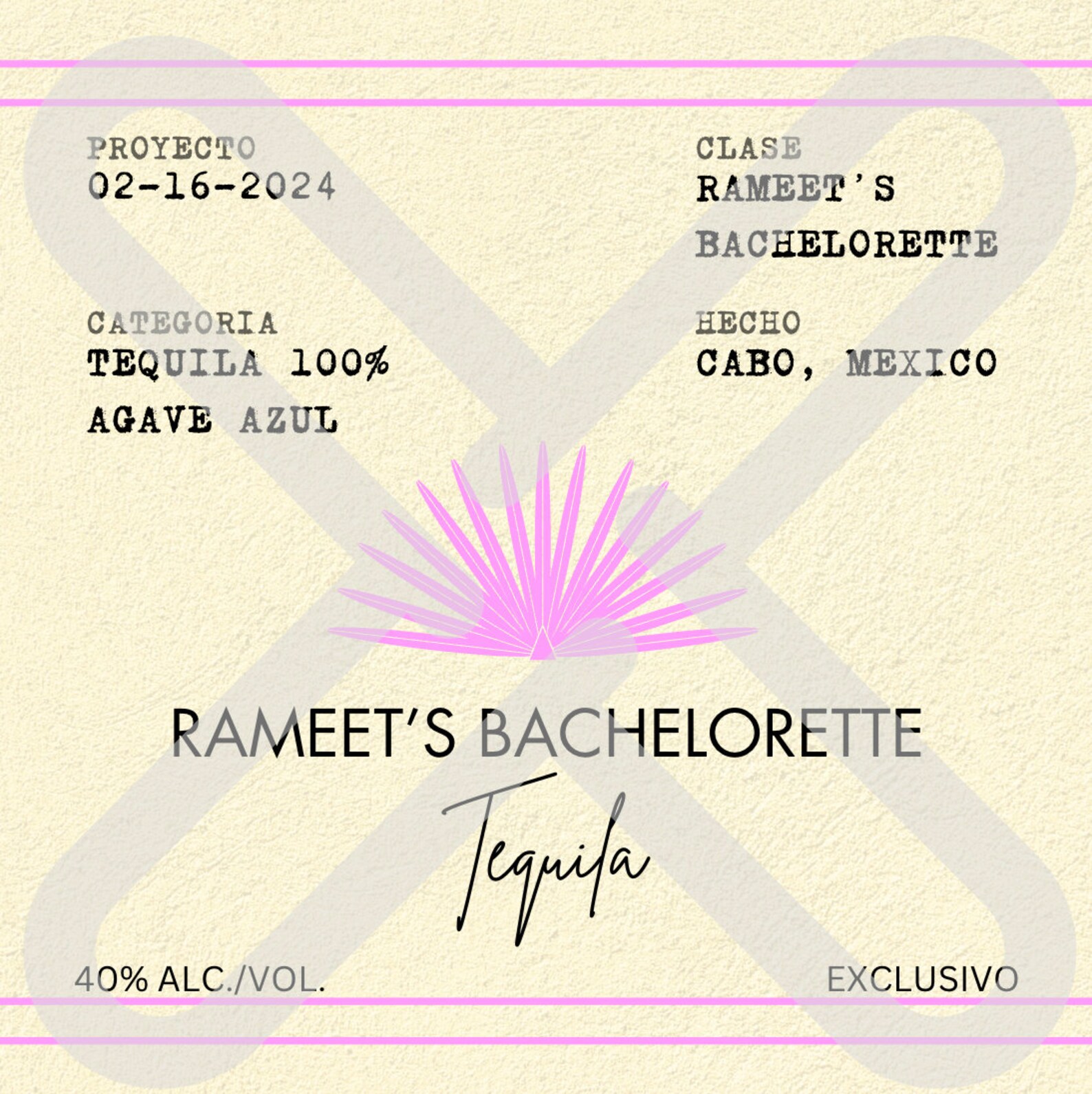 Tequila Shot Labels - Bachelorette/bachelor Party Favors - Etsy