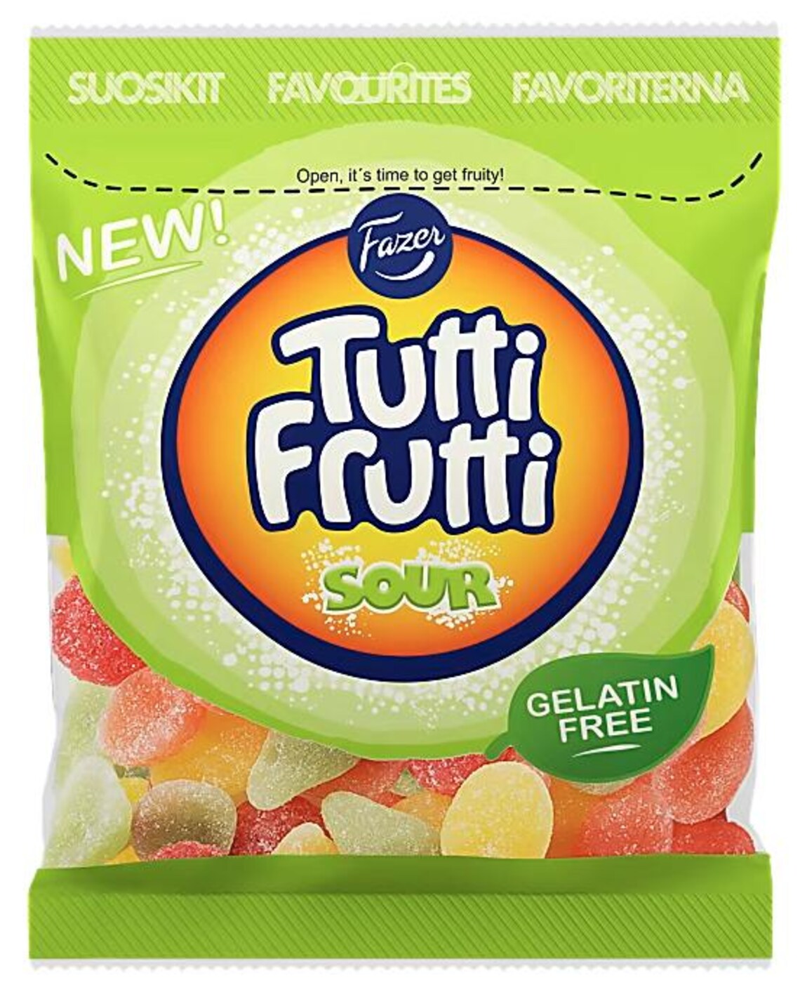 2 Pcs X Fazer Tutti Frutti Sour – 180g | Vegan Sour Fruit Candy Mix ...