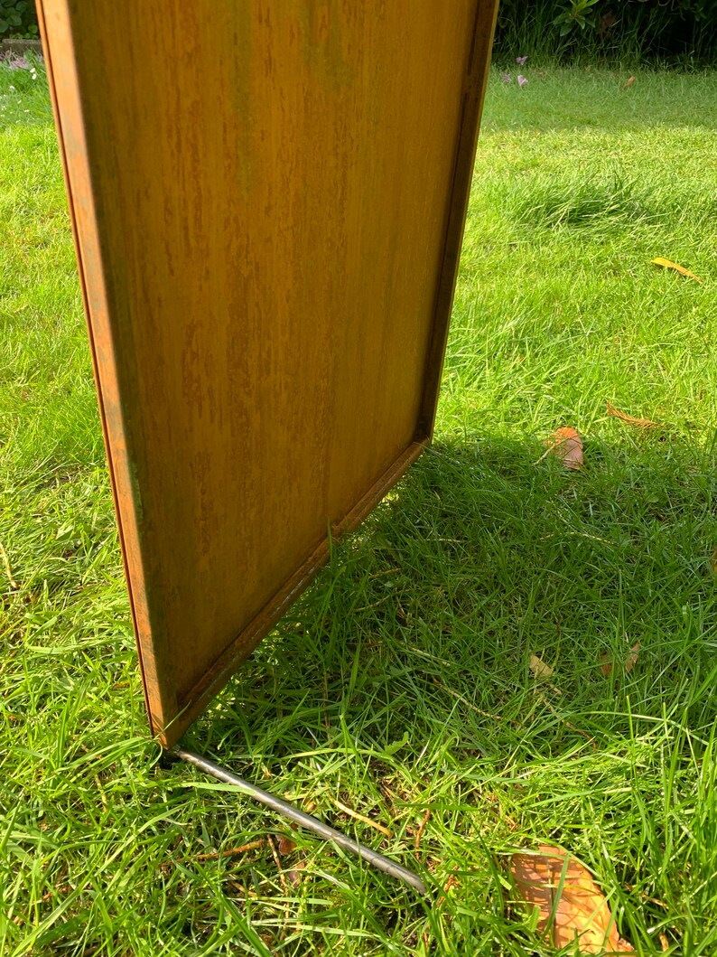 Noble Rust Garden Privacy Screen Wall Rust Privacy Screen - Etsy