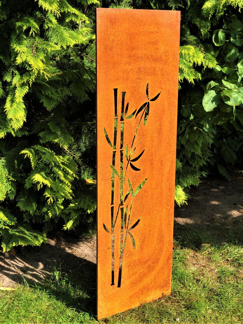 Noble Rust Garden Privacy Screen Wall Rust Privacy Screen - Etsy