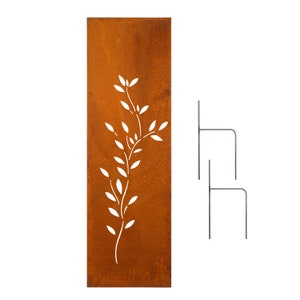 Noble Rust Garden Privacy Screen, Wall, Rust, Privacy Screen Metal ...