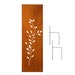 Noble Rust Garden Privacy Screen, Wall, Rust, Privacy Screen Metal ...