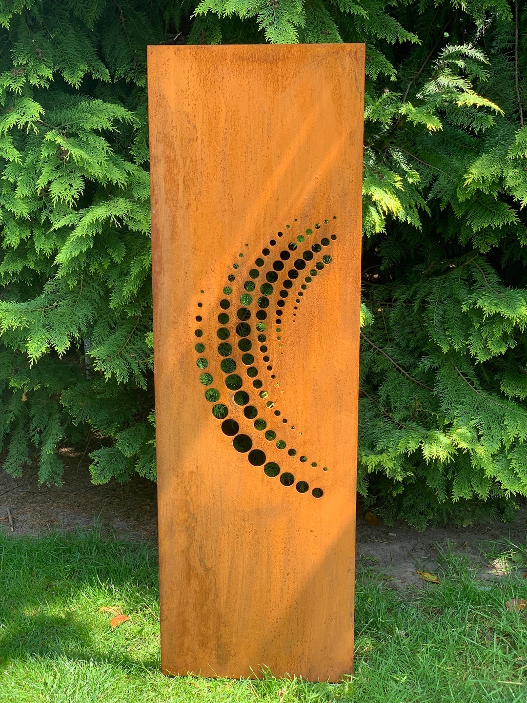 Noble Rust Garden Privacy Screen, Wall, Rust, Privacy Screen Metal ...