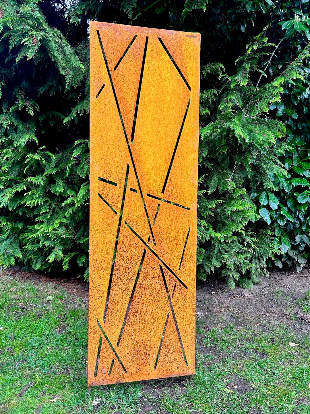 Edelrost Garten Sichtschutz, Wand, Rost, Sichtschutzwand Metall 160x50 ...