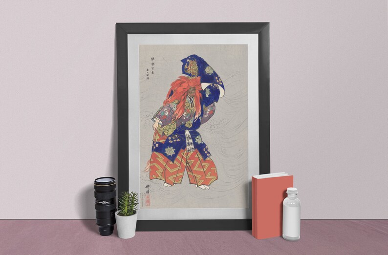 Dragon God Kasuga Japanese Art Print by Kogyo Tsukioka - Etsy