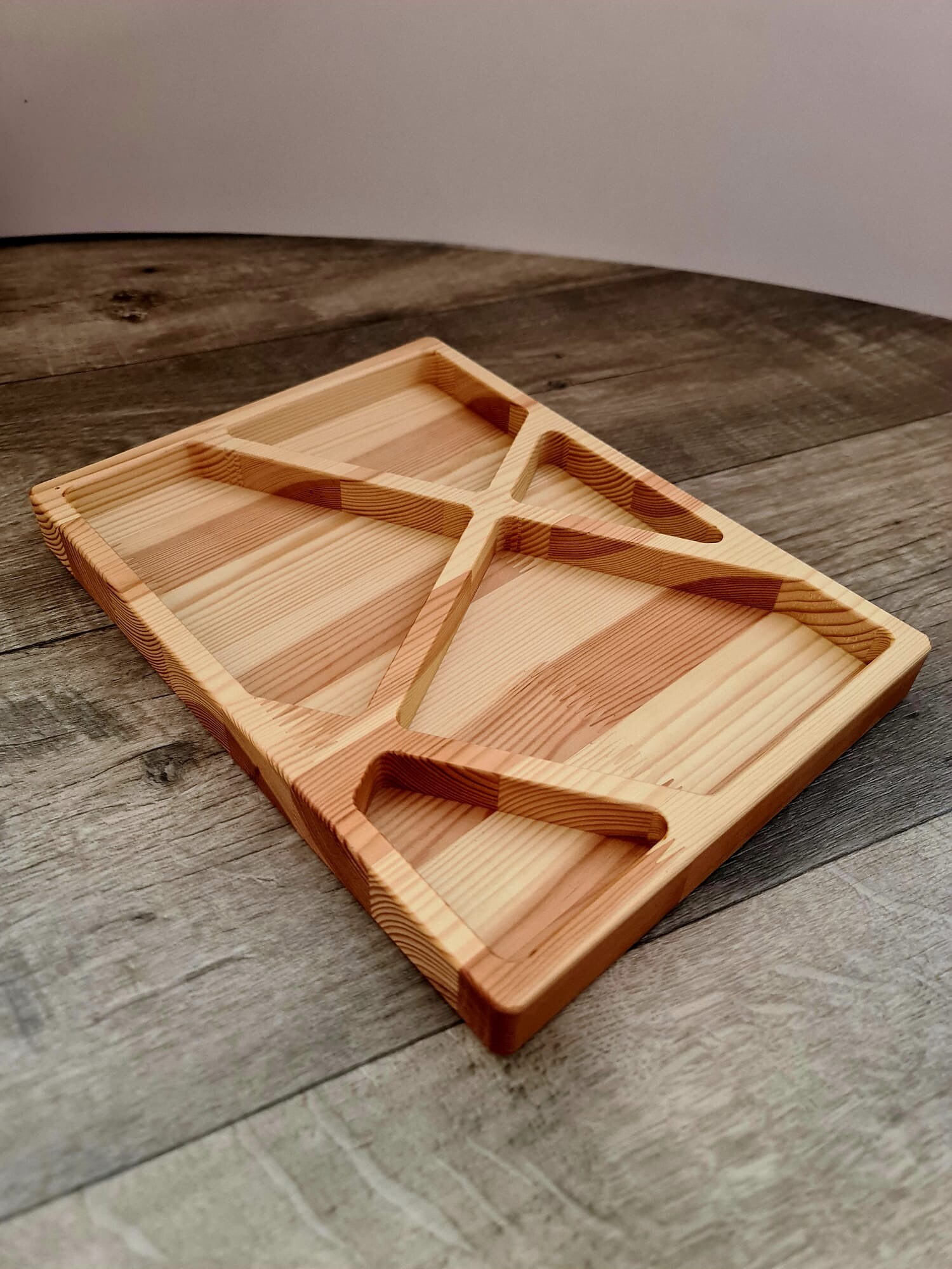 Wooden Snack Plate. Wooden Serving Plate Square - Etsy