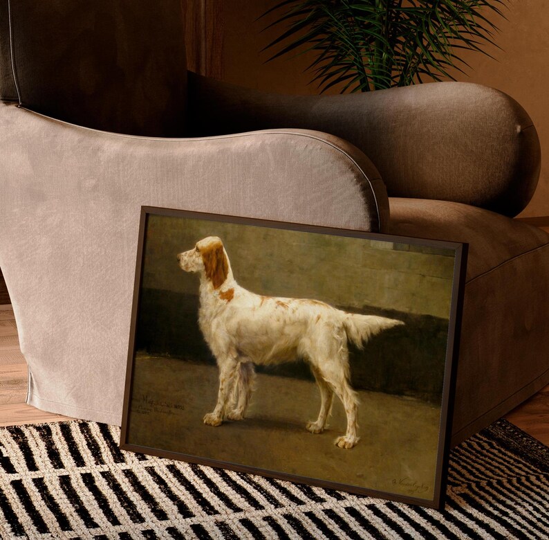 Portrait of a Setter Digital Download - Etsy