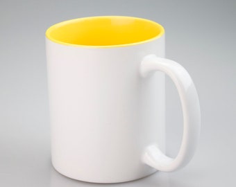 Yellow Custom Mug - Etsy