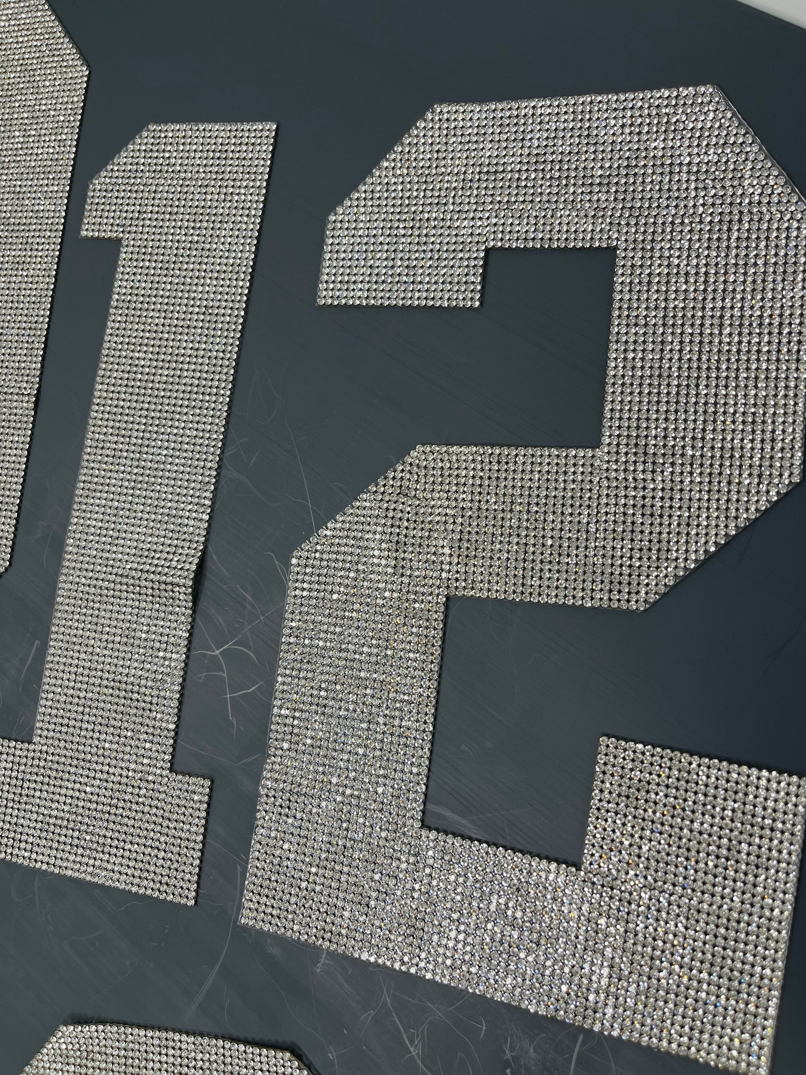 Large Rhinestone Number Patches Choose Your Number 0 9 - Etsy